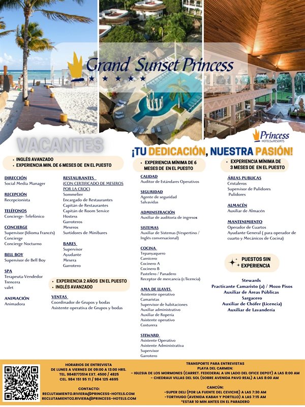 Fotos de Princess Hotels and Resorts - Computrabajo